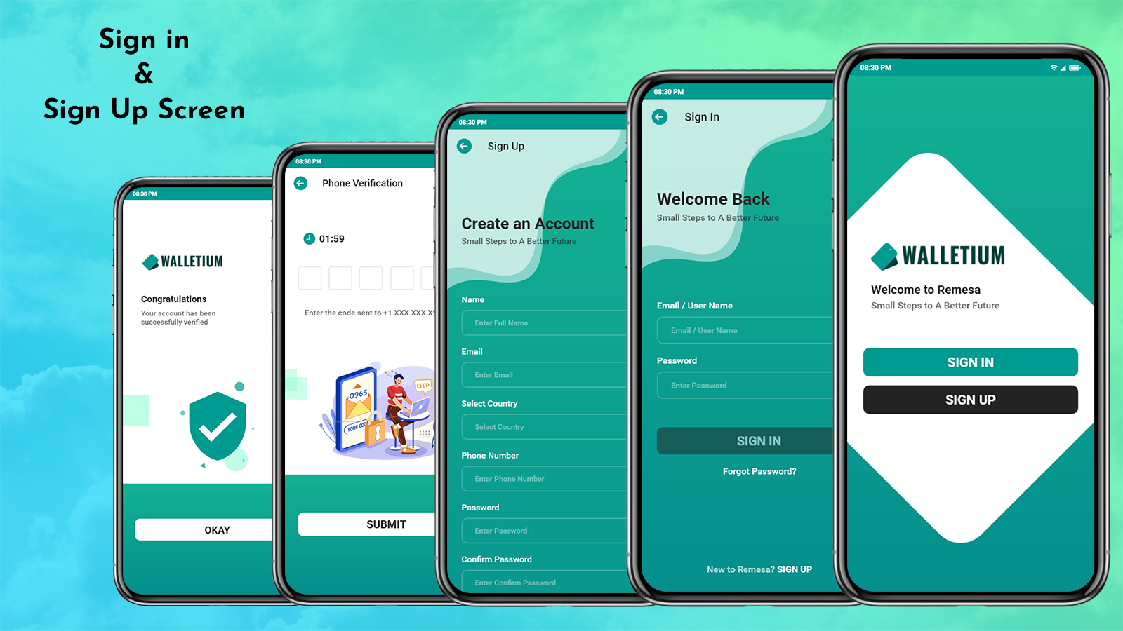 Walletium - Advanced Digital Mobile Wallet Flutter App by AppDevsX